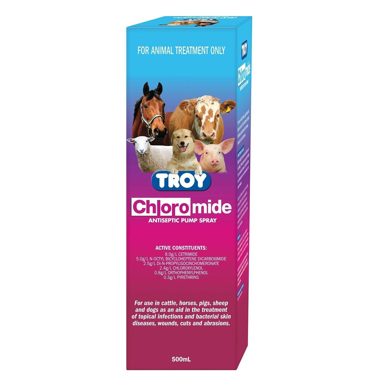 Troy Chloromide Antiseptic Spray | Saddleworld Dural
